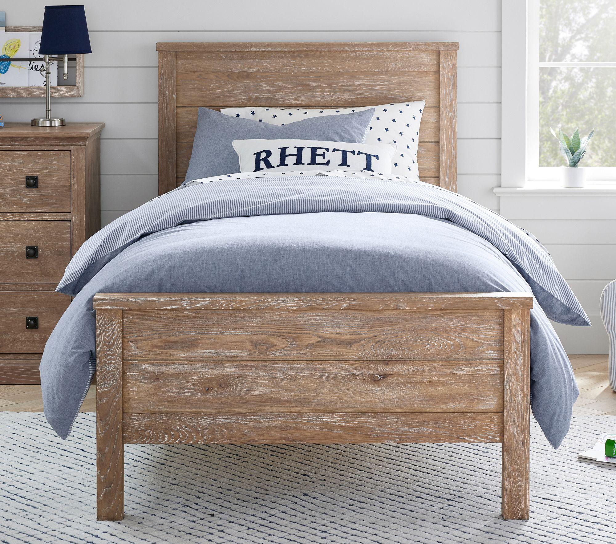 Pottery barn wood bed store